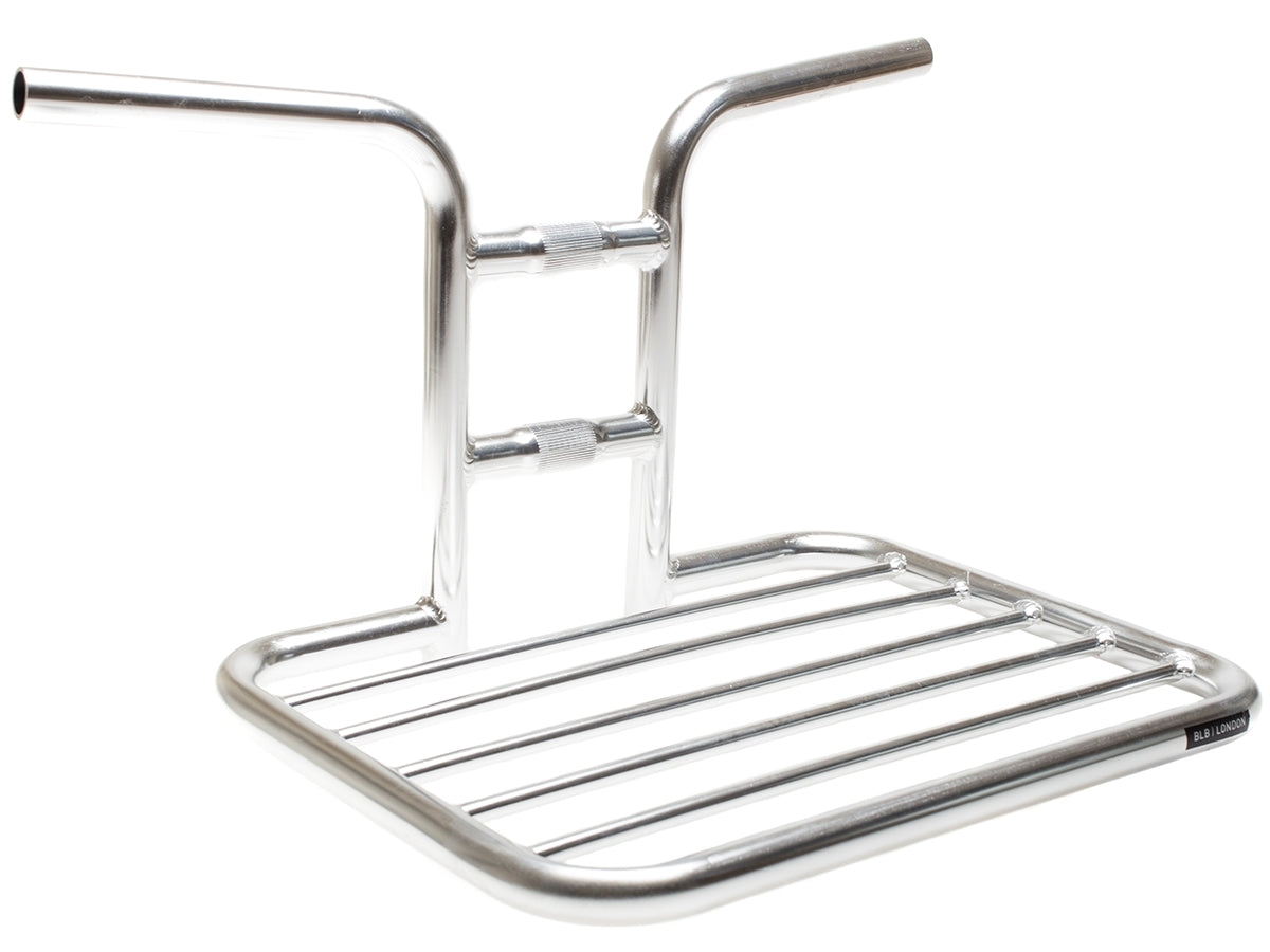 BLB FLAT RAT HANDLEBAR RACK - POLISHED SILVER – Roger Garage Custom Bikes
