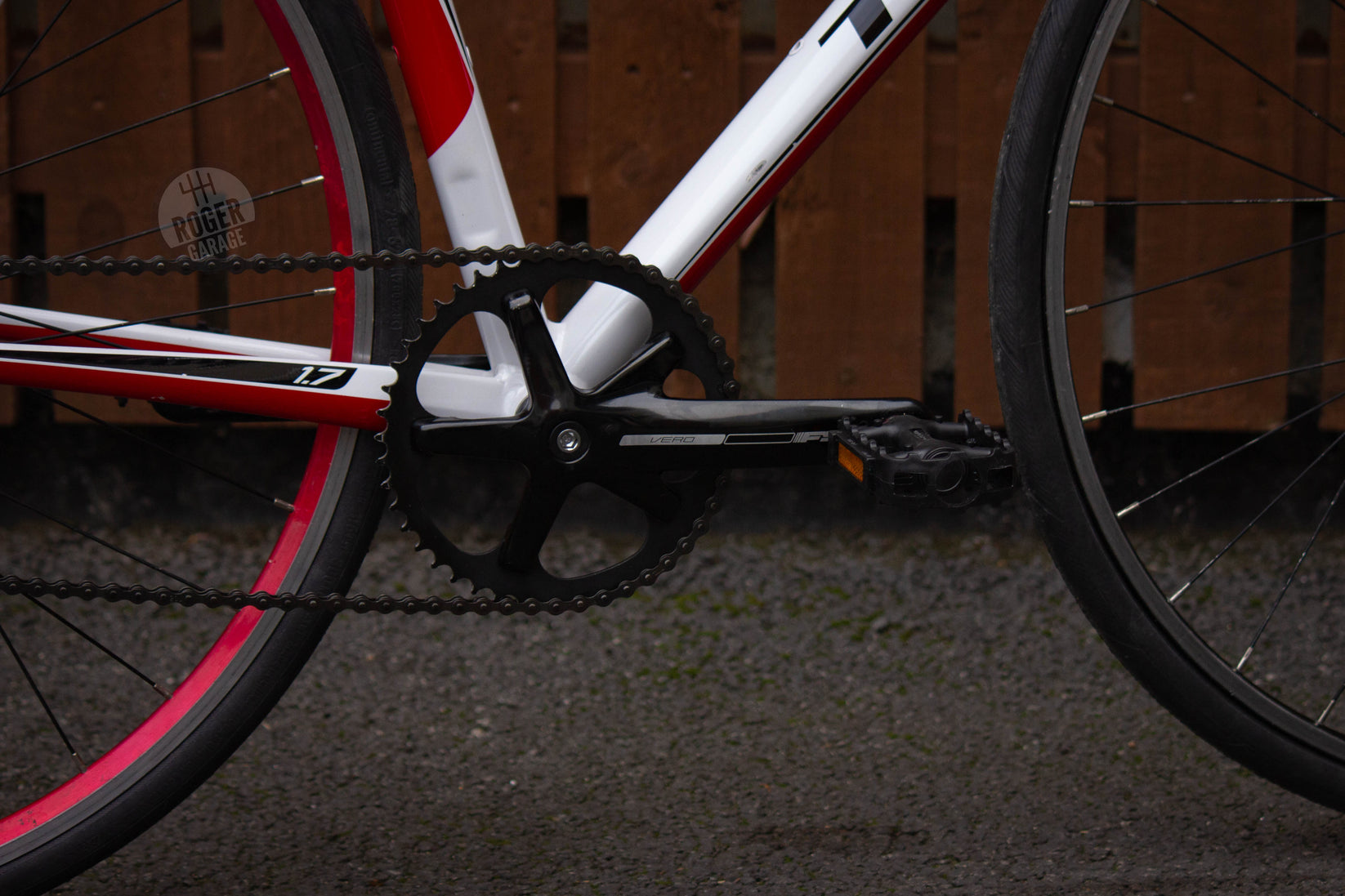 Trek 1.7 fixie Alpha aluminium frame – Roger Garage Custom Bikes